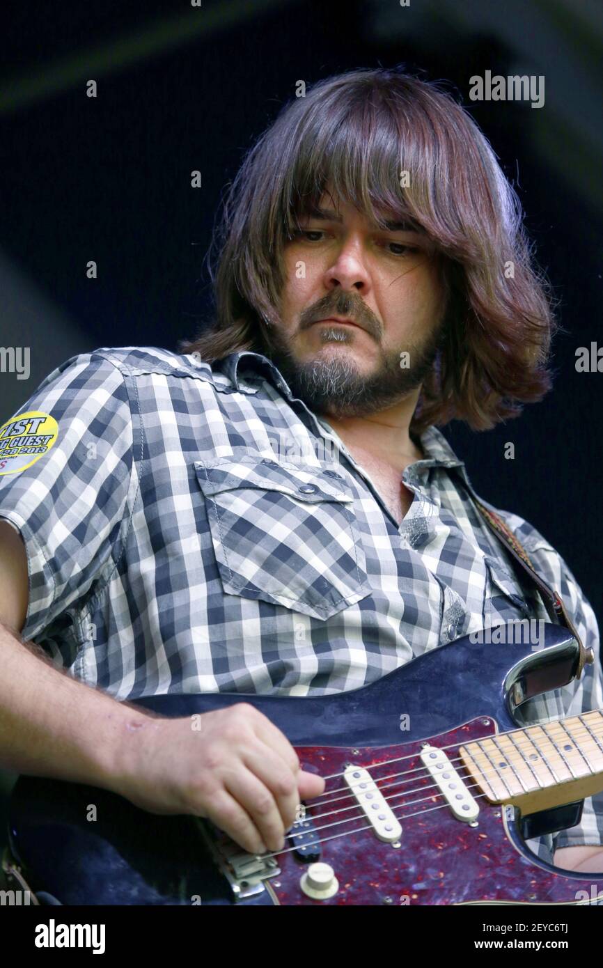 28 April 2013. New Orleans, Louisiana, USA. Chris MulÃ© of The Honey ...