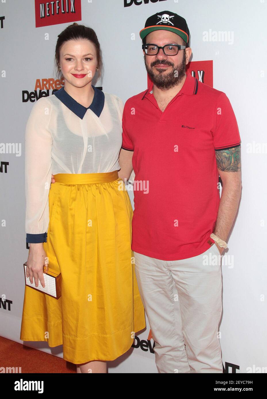 Amber Tamblyn, David Cross attends The Los Angeles Premiere of Season 4 ...