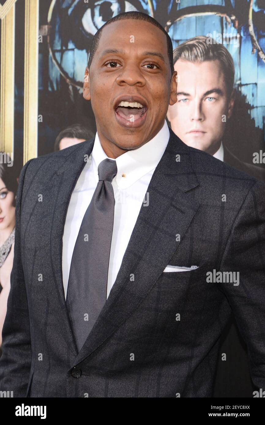 Jay-Z attends the 'The Great Gatsby' world premiere at Avery Fisher ...