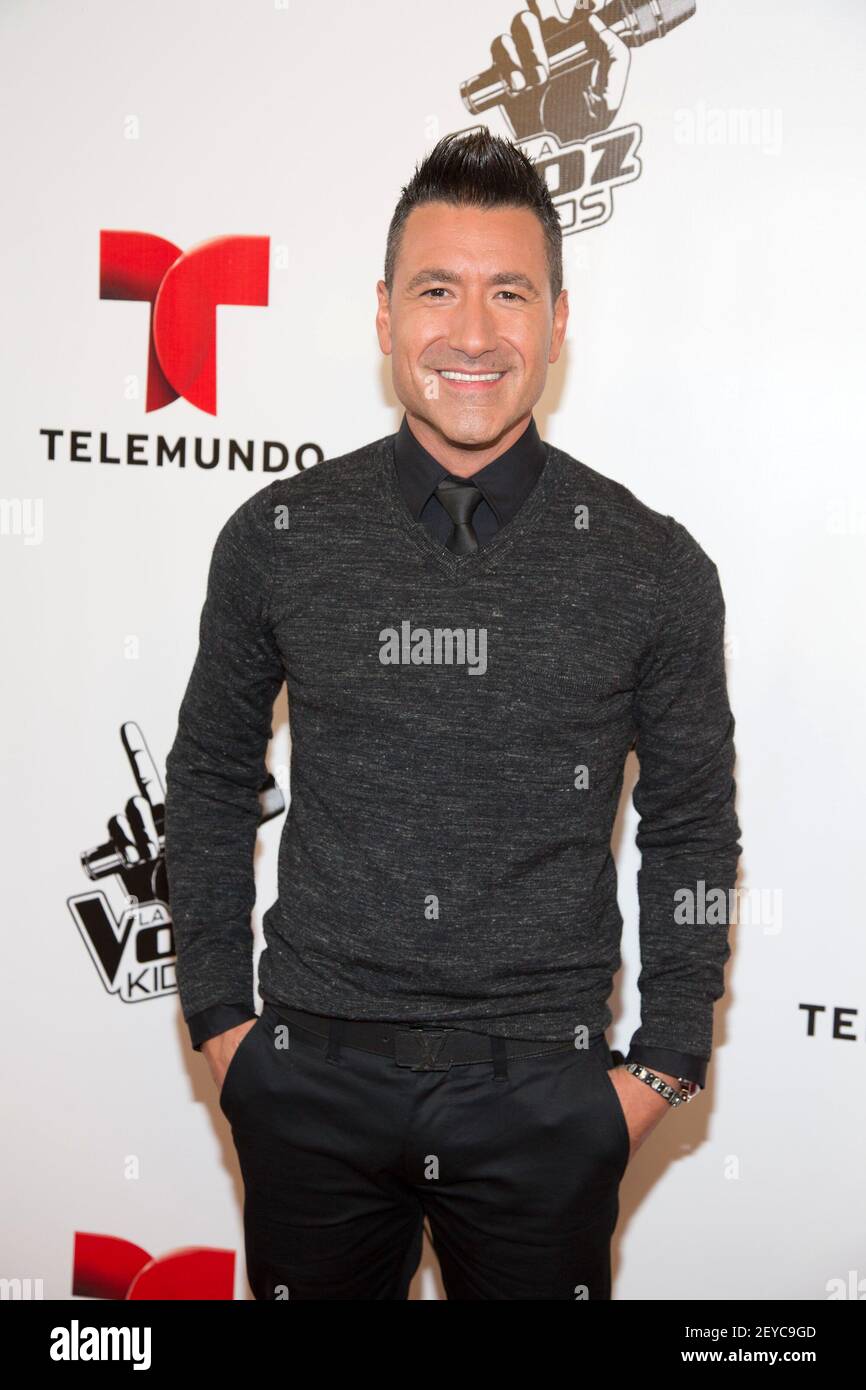 Jorge Bernal attends the arrivals at the La Voz Kids Press conference ...