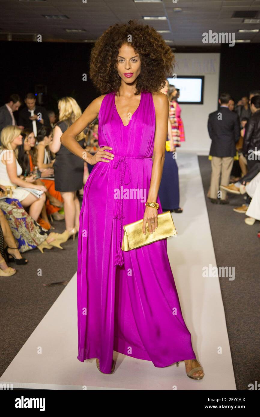 Carolina Herrera model attends InThe Now at Village of Merrick Park ...