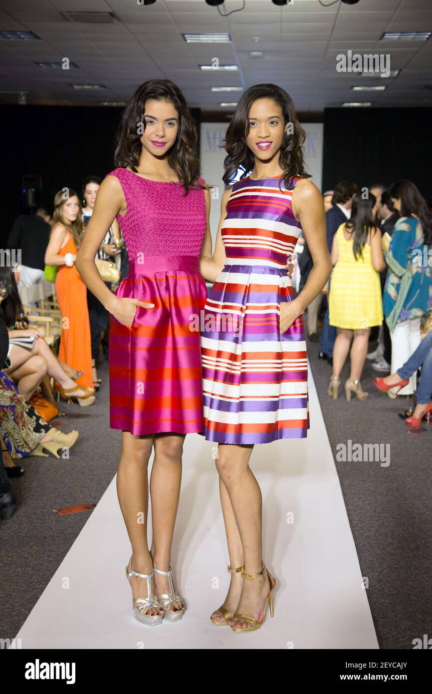 Carolina Herrera model attends InThe Now at Village of Merrick Park ...