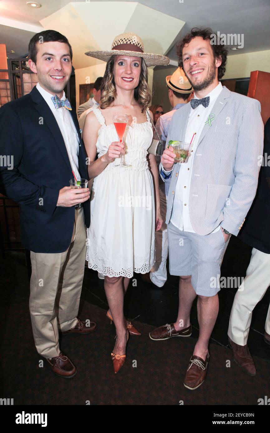 (L-R) Andrew Walker and Christina Strack and Julian Jackson attend The ...