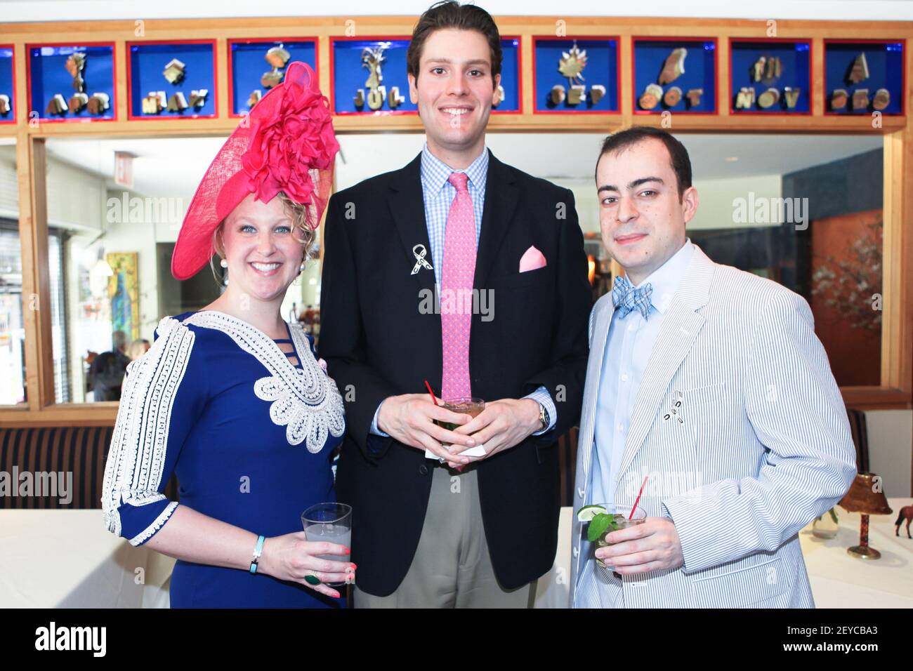 (L-R) Jane Harrison and Peter Amend and Robert Alaimo attend The 4th ...