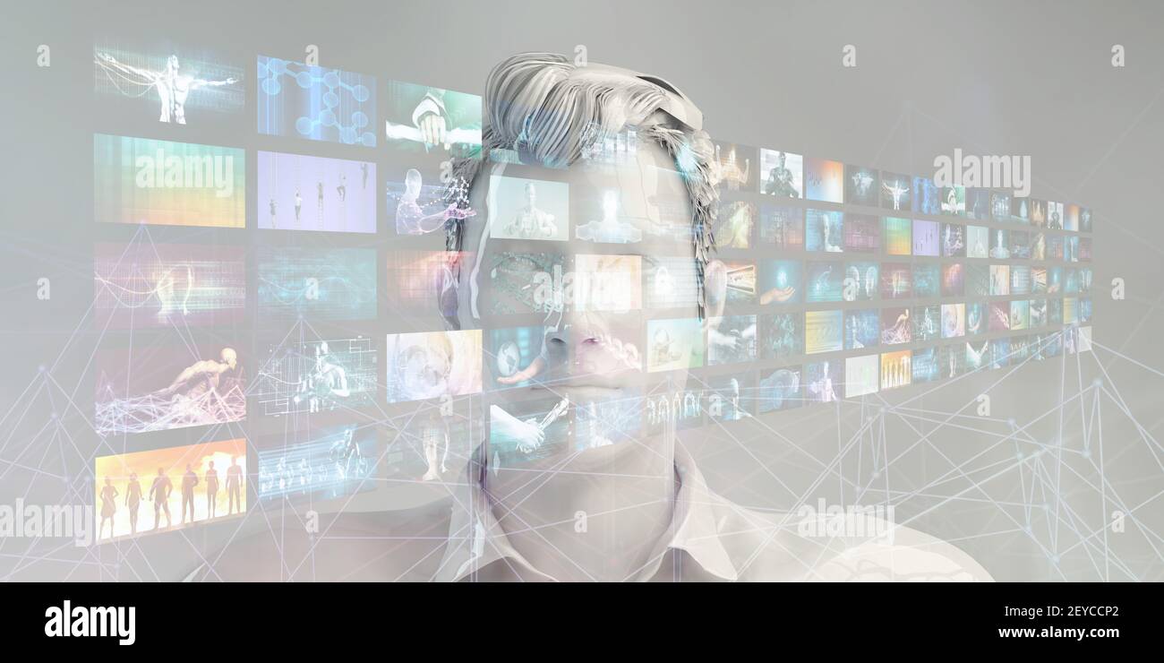 Virtual reality background hi-res stock photography and images - Alamy