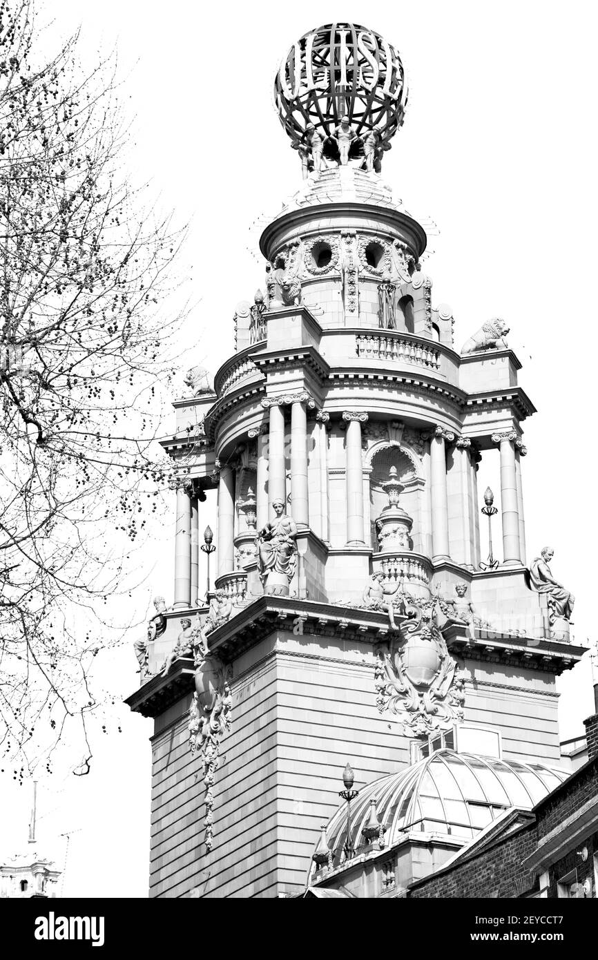 Old architecture in england london europe wall and history Stock Photo ...