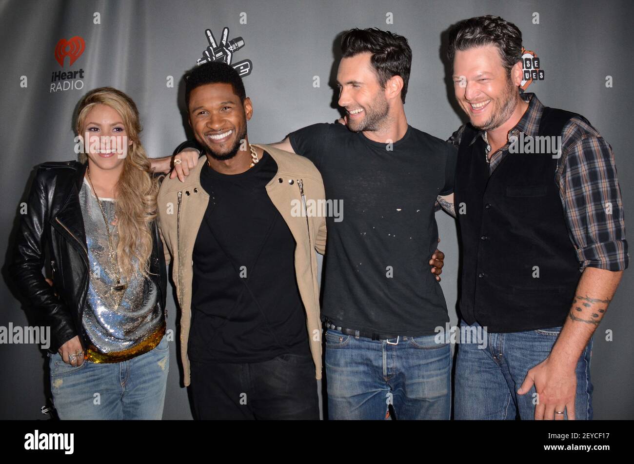 Adam Levine And Usher Fight