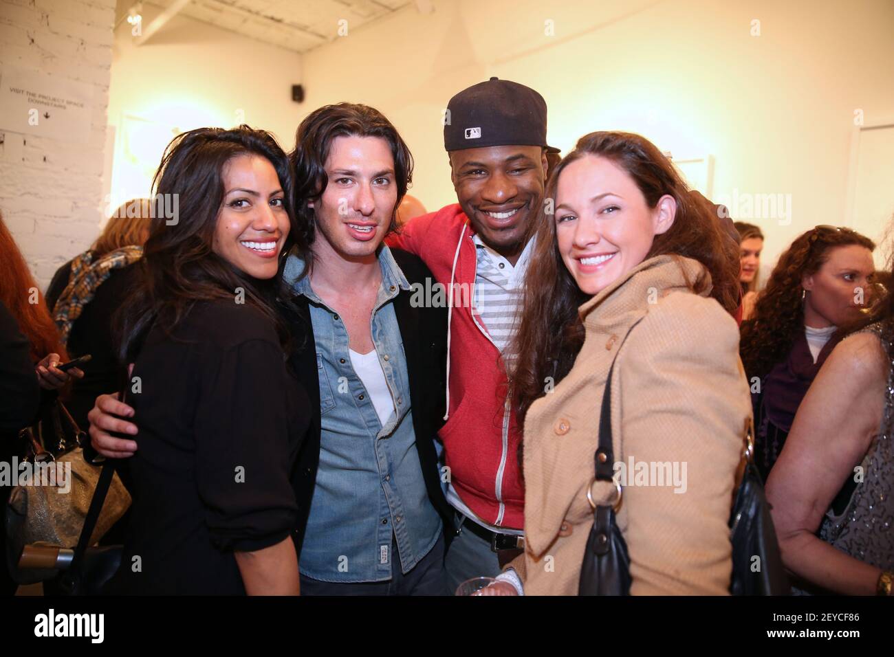 Jaquelin Gallego, Ryan Bloch, Eric Kelly and Lindsay Johnstone attend ...