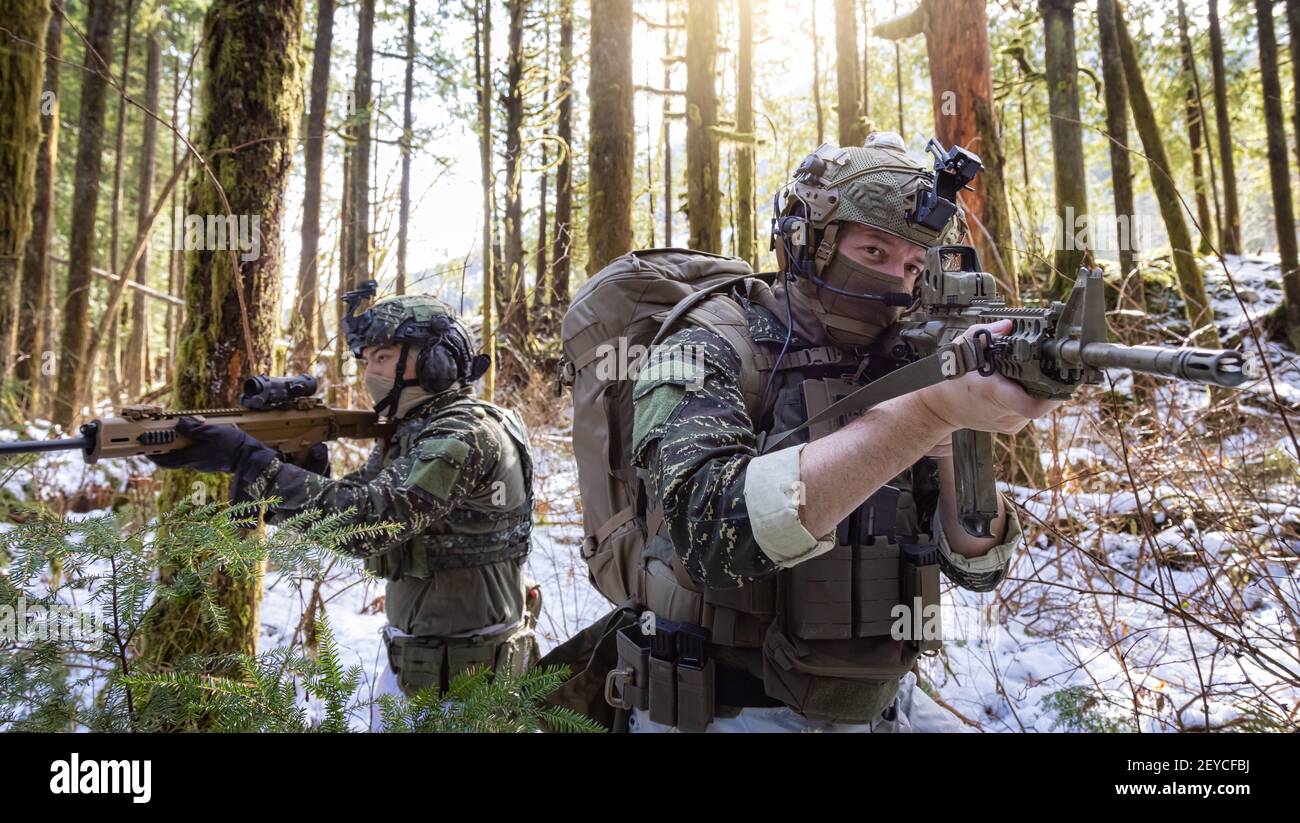 Army Man wearing Tactical Uniform Stock Photo - Alamy