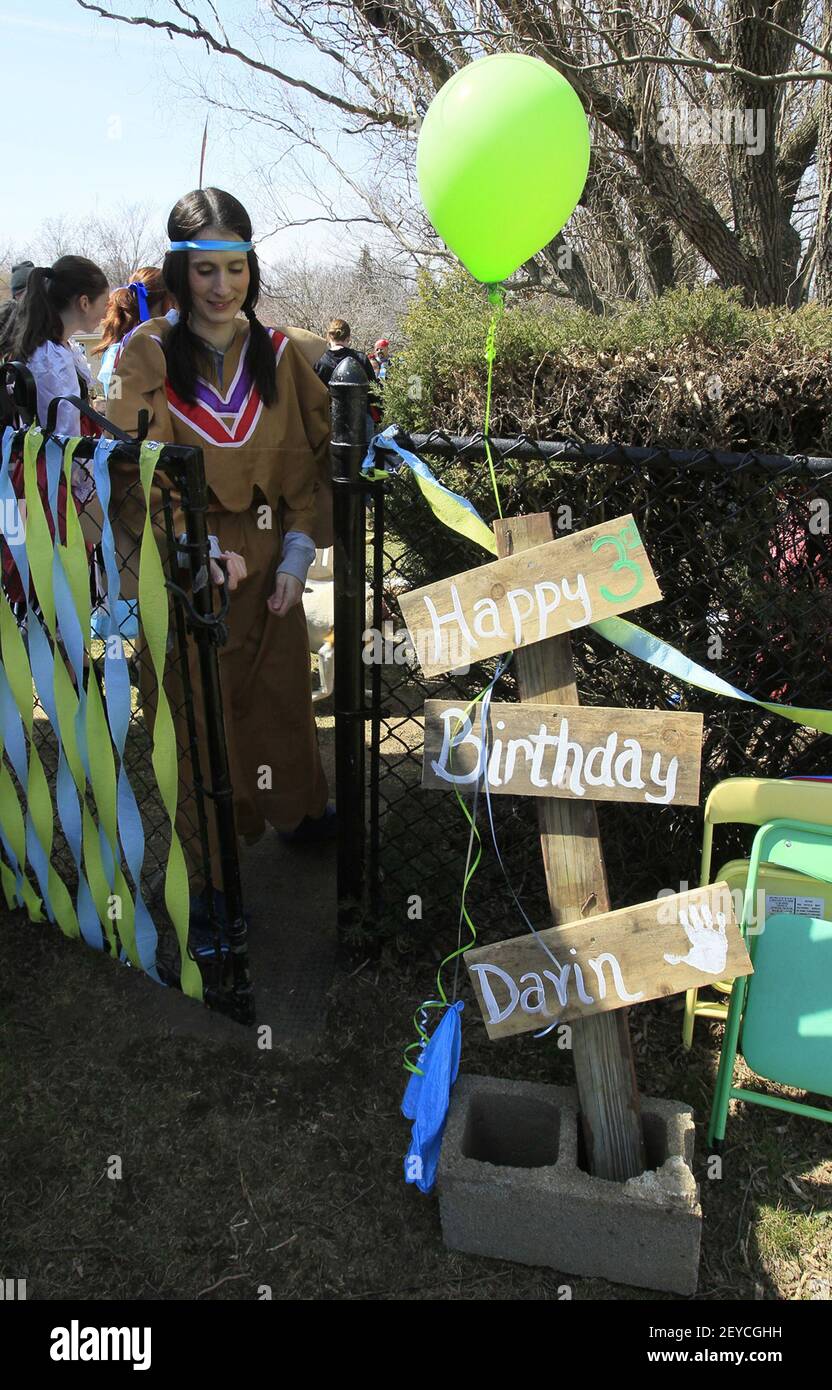 Jessica Plummer, dressed as the Neverland character Princess Tiger Lily ...