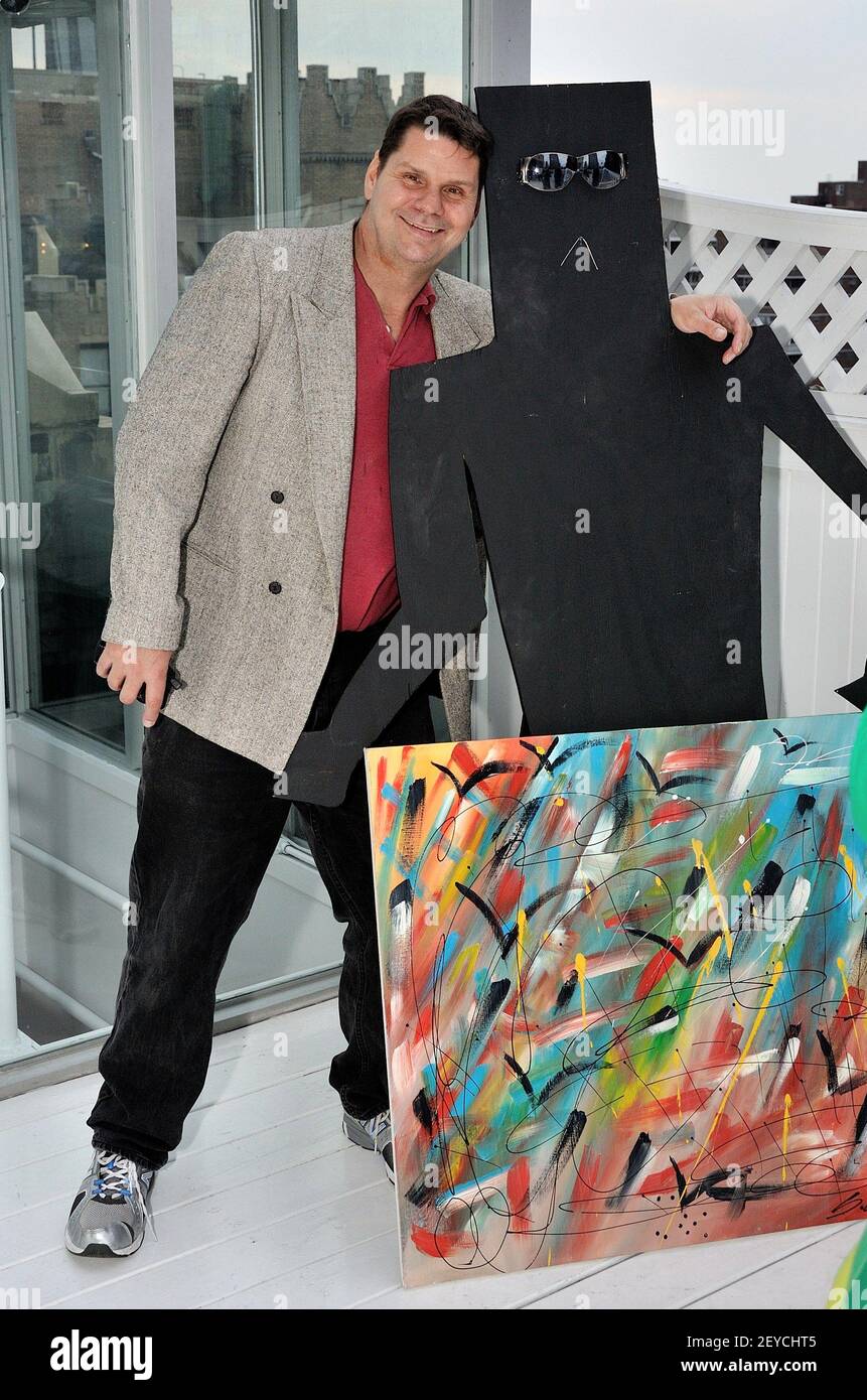 Bob Carroll at the S. Whittaker "Time Signature" exhibition in New York ...