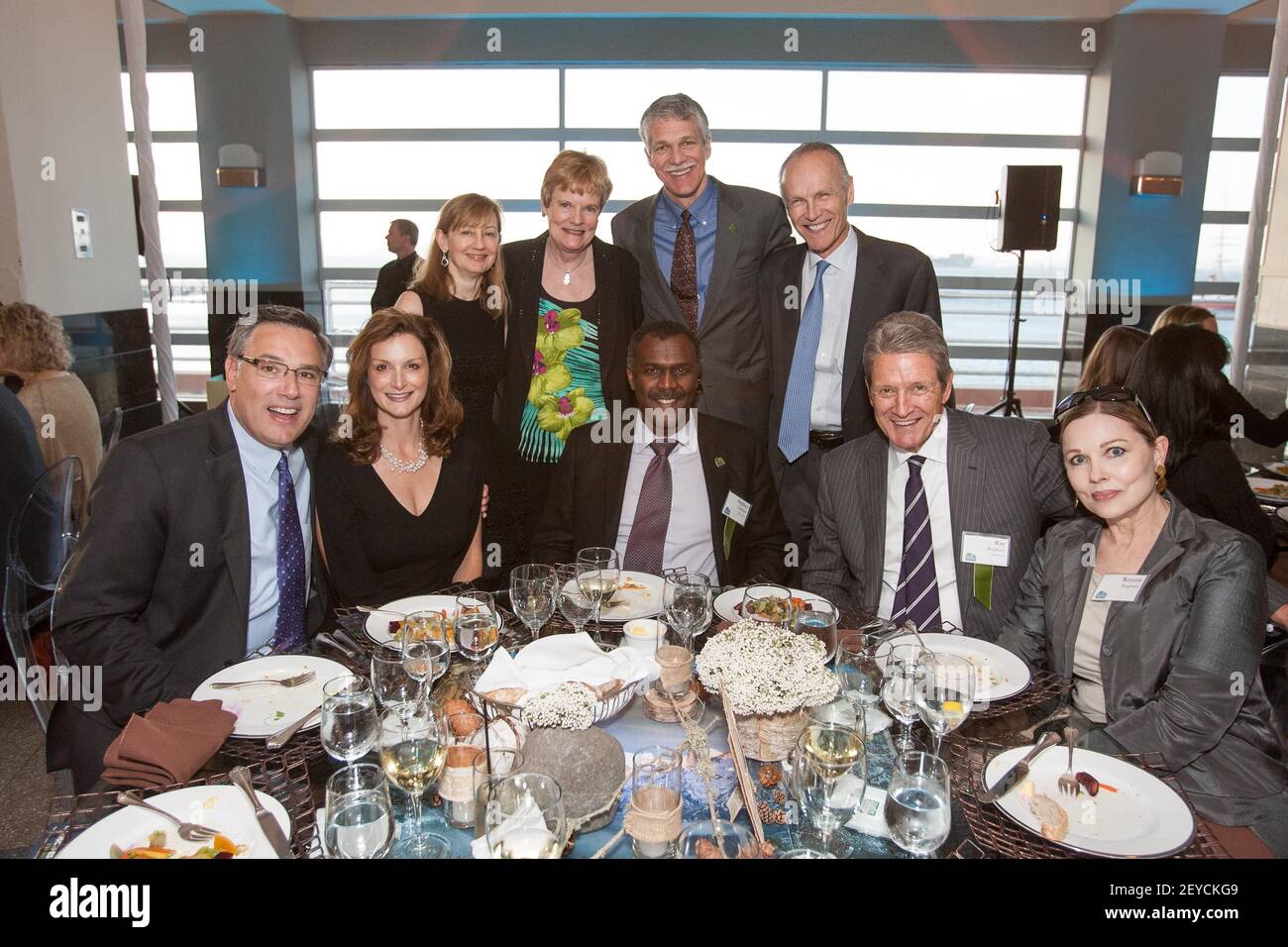 STANDING: Roberta Denning, Sharon Enright, Tom Kiernan, Steve Denning ...