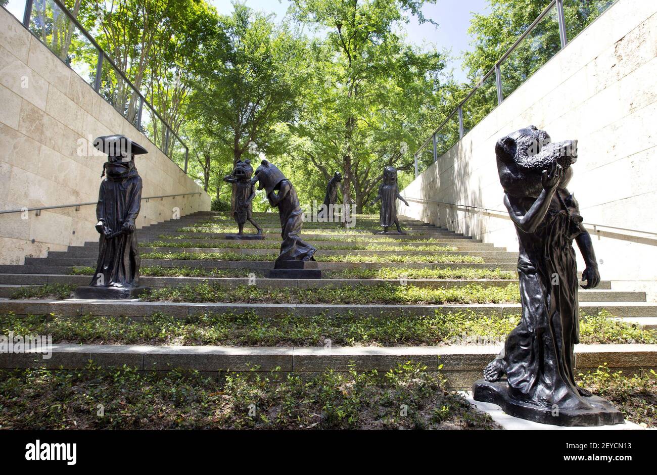 Sculptor Nathan Mabry re-imagines existing sculptures, including ...