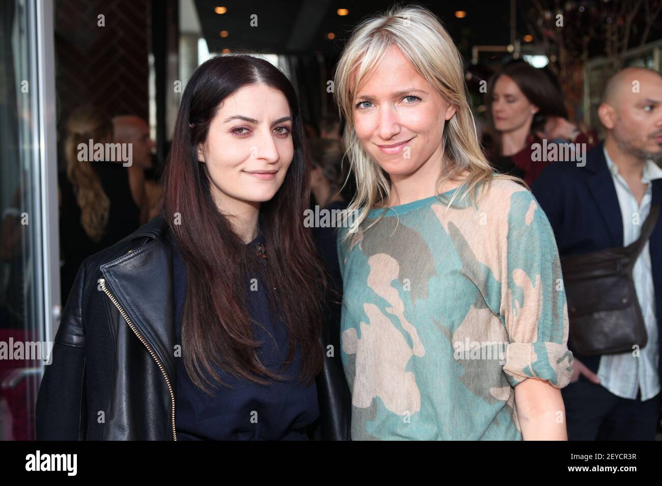 (L-R) Athina Karamalis and Heidi Hoelzer attend Surface magazine's ...