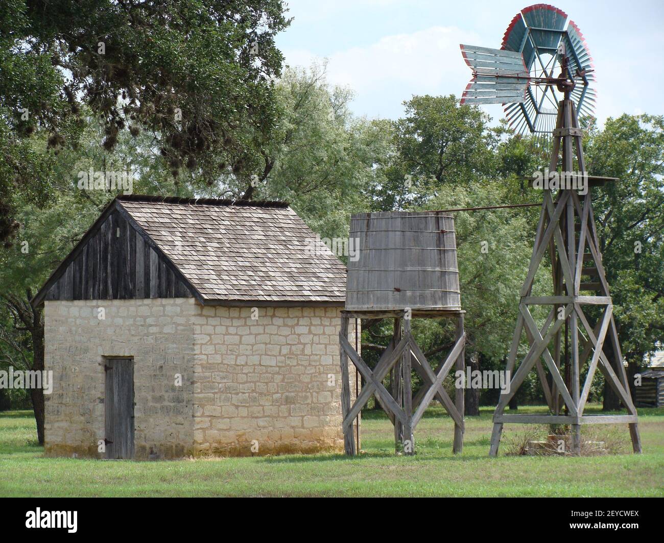 Texas Hill Country Rural Setting Stock Photo - Alamy
