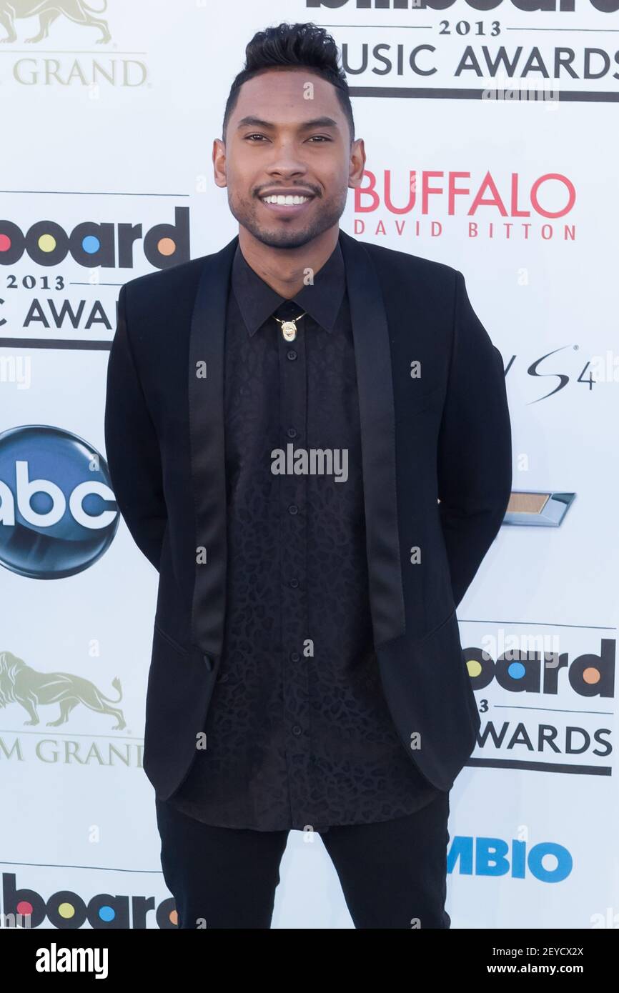 Miguel at the Billboard Awards in the MGM Grand Arena in Las Vegas, NV ...