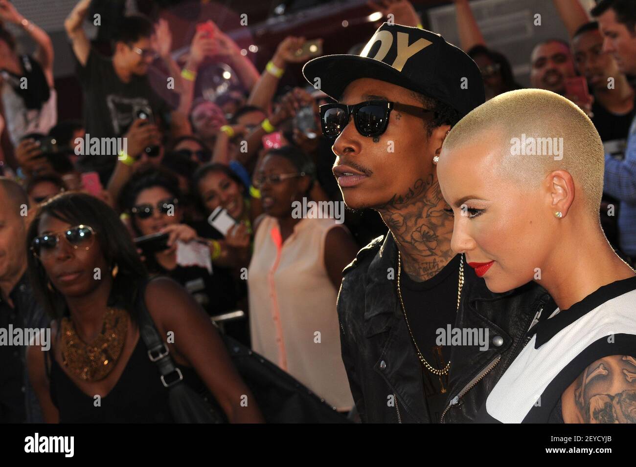 21 May 2013 - Universal City, California - Wiz Khalifa, Amber Rose ...