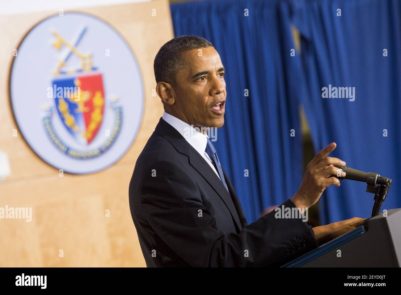 President Barack Obama delivers a speech on his administration's ...