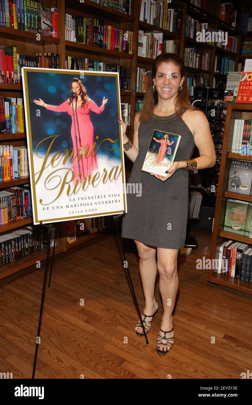 Colombian television show host Leila Cobo signs her book "Jenni Rivera ...