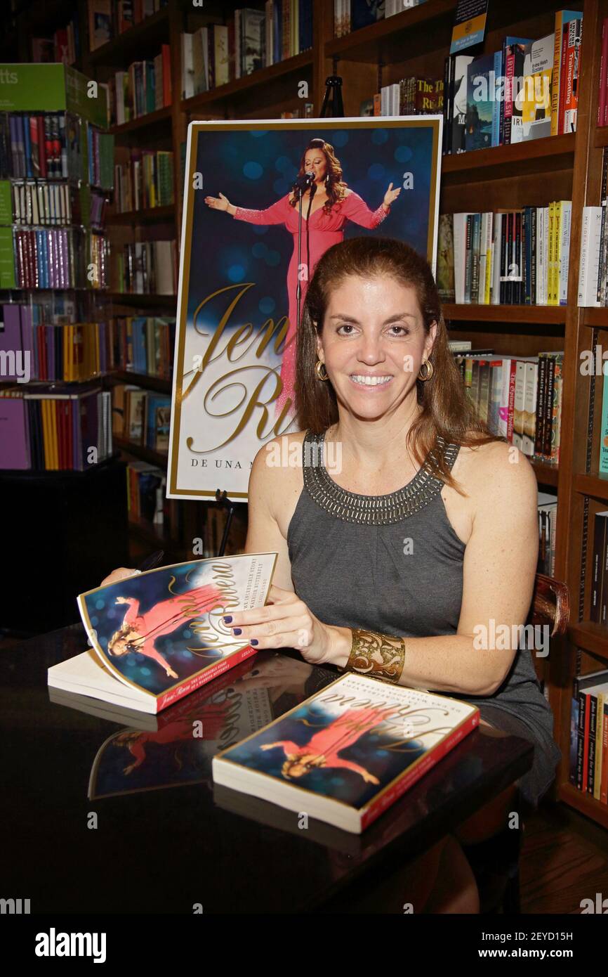Colombian television show host Leila Cobo signs her book "Jenni Rivera ...