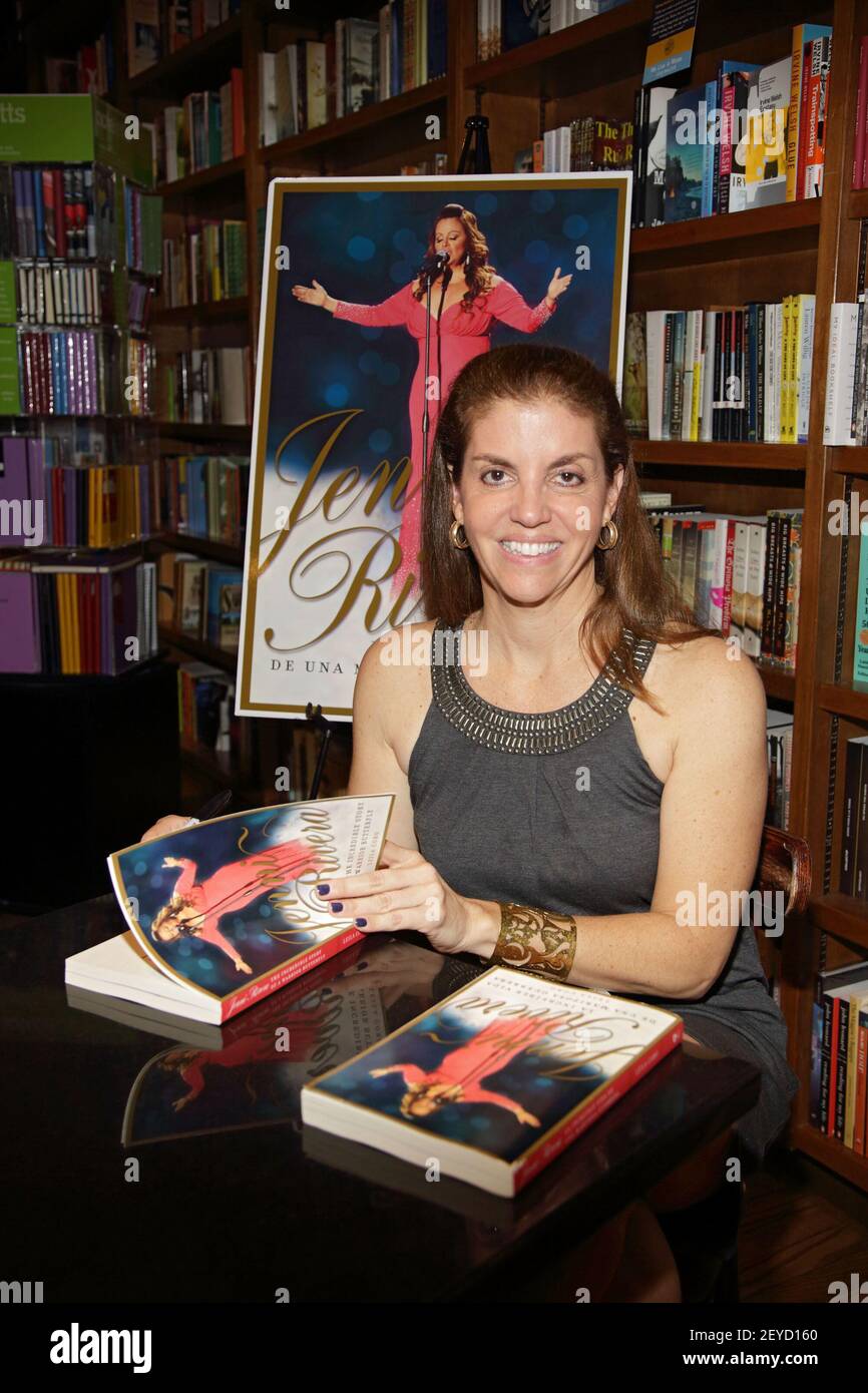 Colombian television show host Leila Cobo signs her book "Jenni Rivera ...