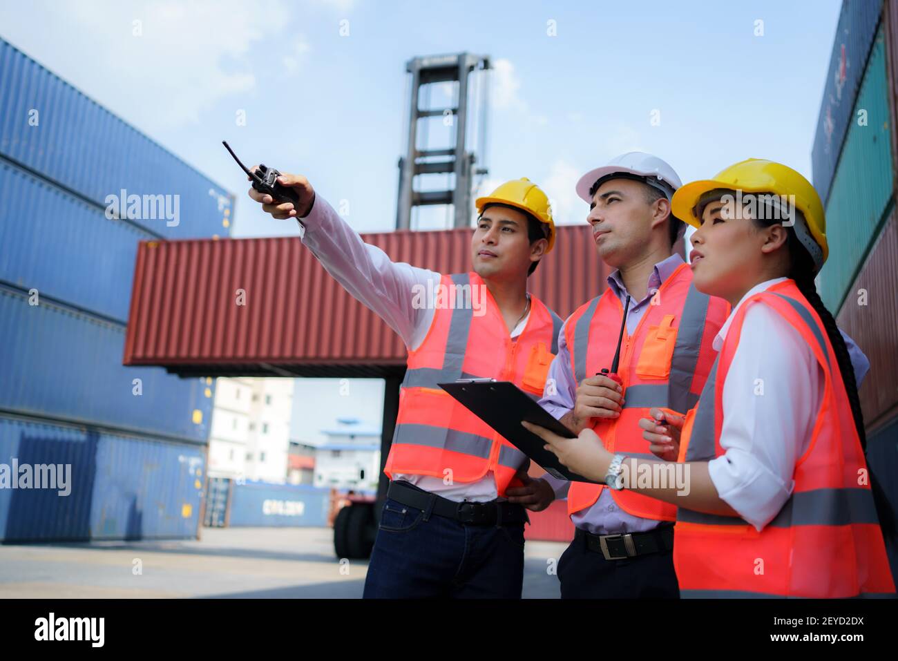 Cargo container inspection hi-res stock photography and images - Alamy