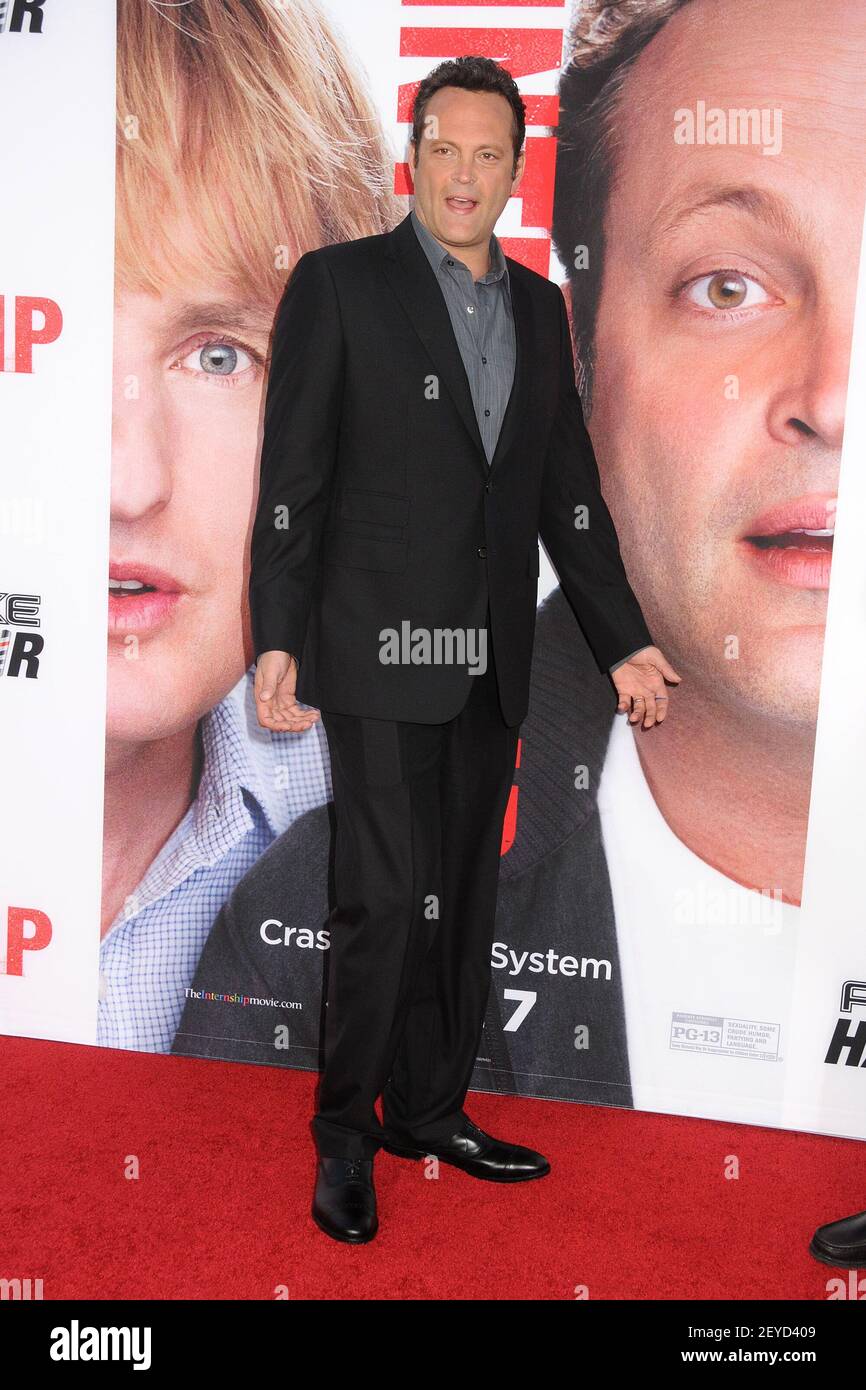 29 May 2013 - Westwood, California - Vince Vaughn. "The Internship" Los ...