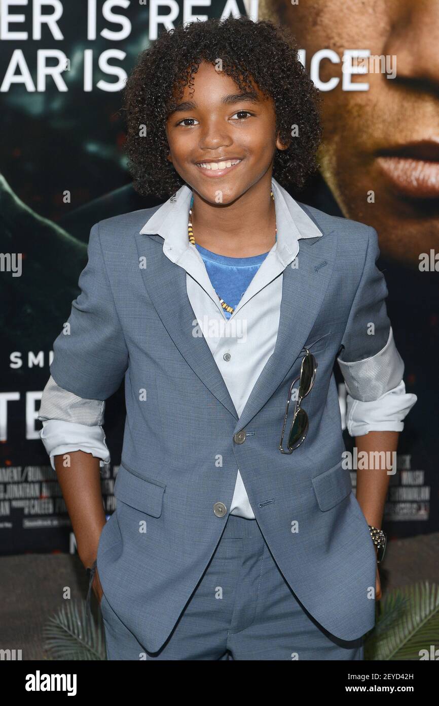 Jaden Martin attnends the US Red Carpet Premiere of "AFTER EARTH" at Ziegfeld Theatre in New ...