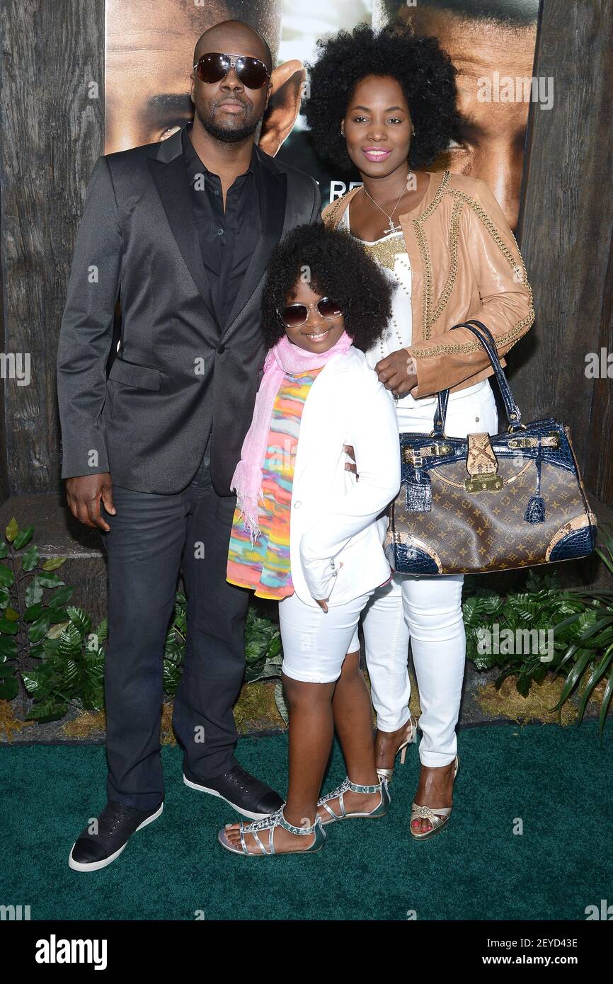Wyclef Jean and family attend the US Red Carpet Premiere of "AFTER ...