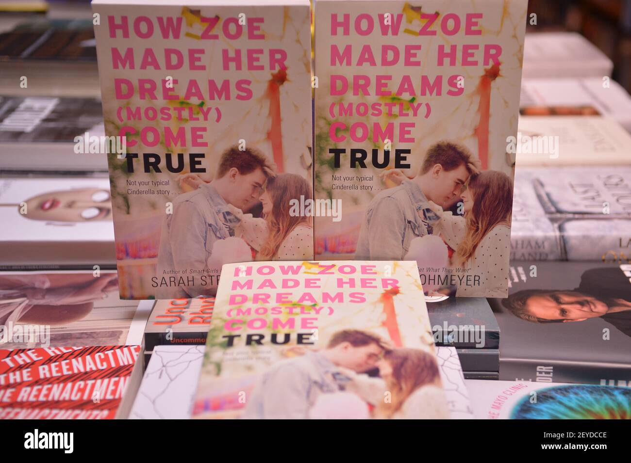 General view book on display during Summer Crush Tour discussion and ...