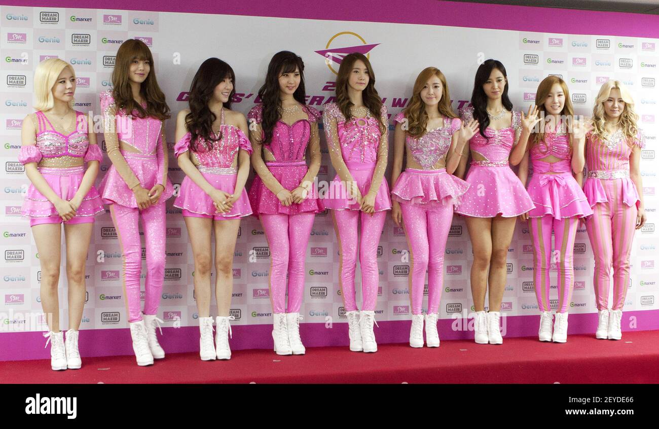 9 June 2013 - Seoul, South Korea : South Korean girl group Girls ...