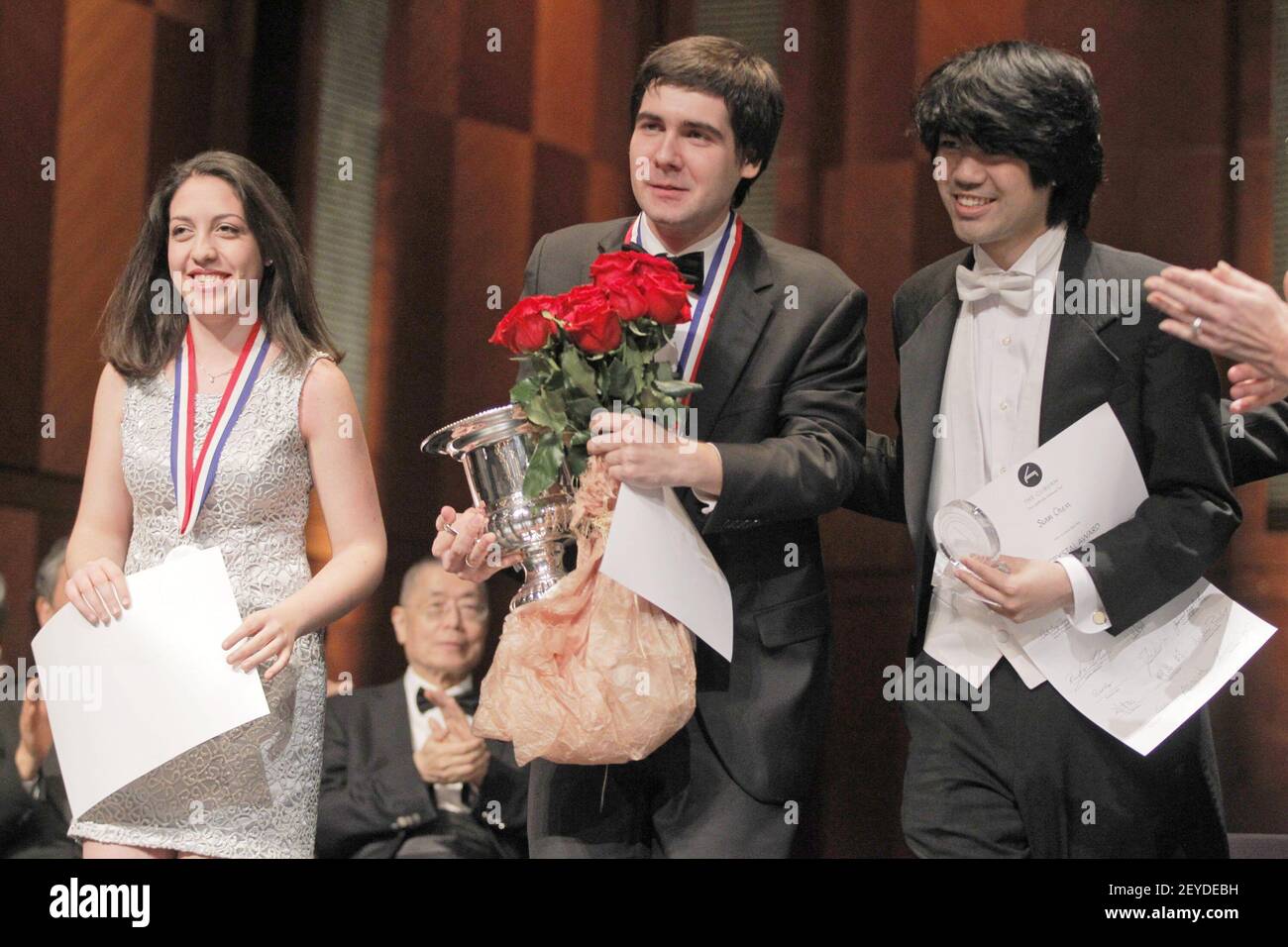 Cliburn medalists Beatrice Rana, 2nd place winner, Vadym Kholodenko ...