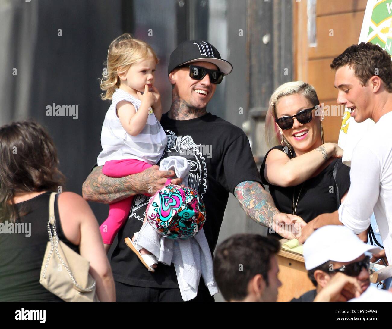 Pink Singer And Her Husband