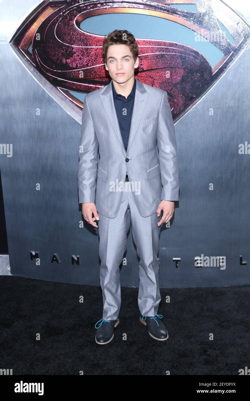 Dylan Sprayberry at the 'Man Of Steel' world premiere at Alice Tully ...