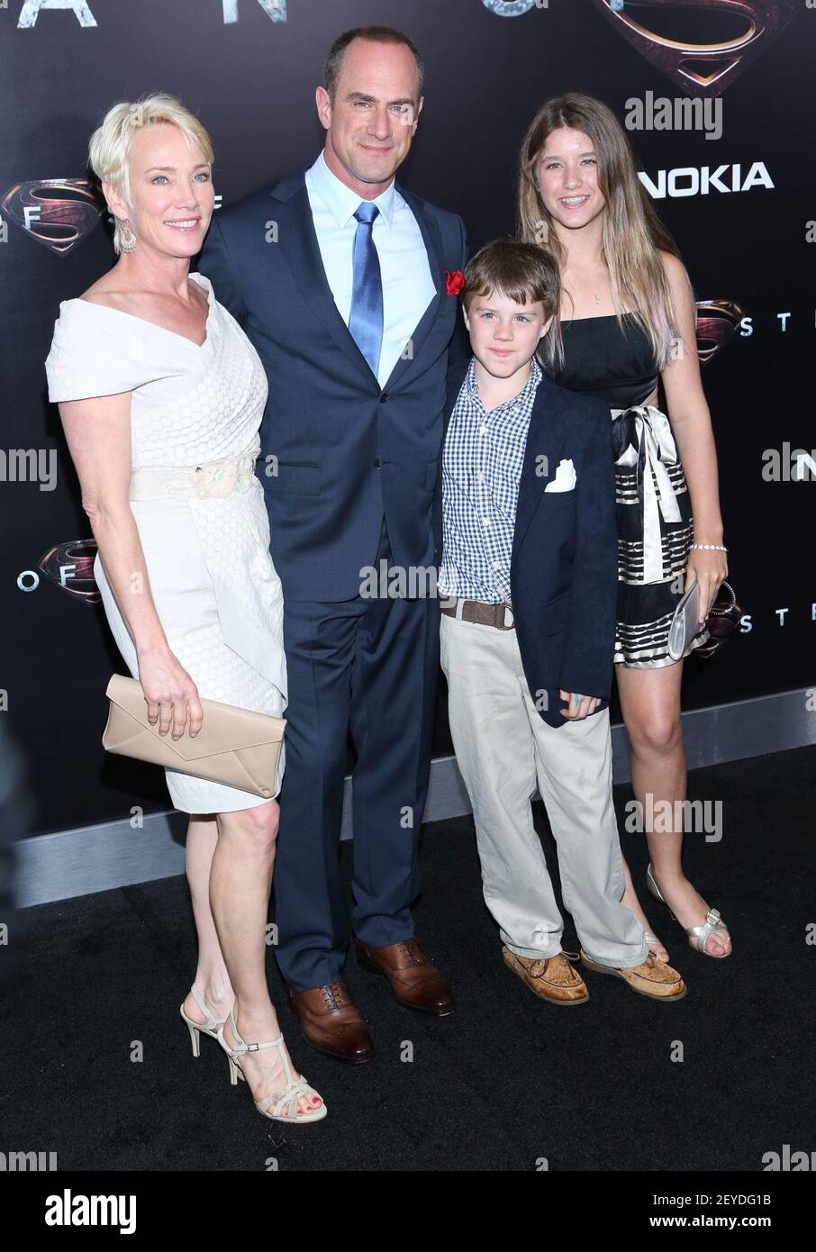 Christopher Meloni at the 'Man Of Steel' world premiere at Alice Tully ...