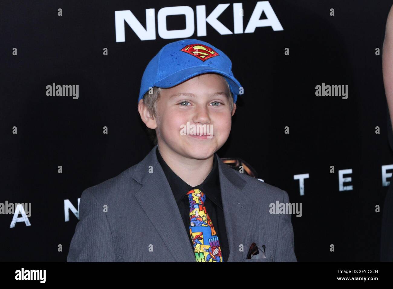 Cooper Timberline at the 'Man Of Steel' world premiere at Alice Tully ...