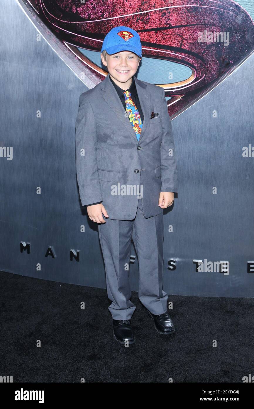Cooper Timberline at the 'Man Of Steel' world premiere at Alice Tully ...