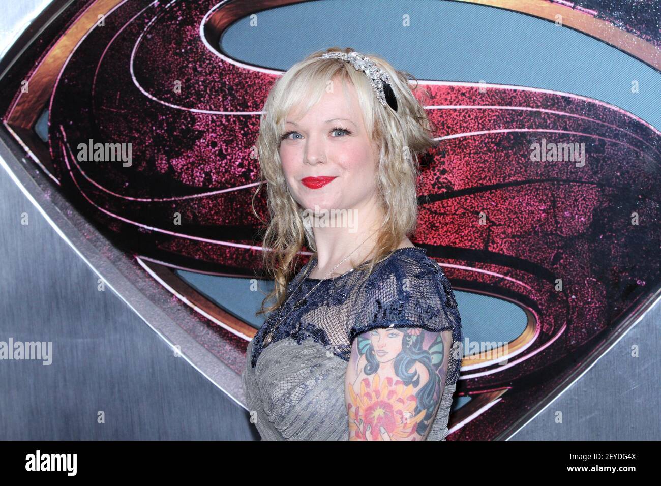 Allison Crowe at the 'Man Of Steel' world premiere at Alice Tully Hall ...