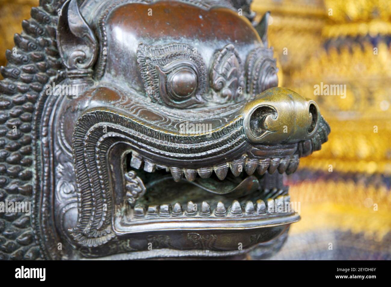 Demon in the temple bangkok asia palaces warrior monster Stock Photo ...