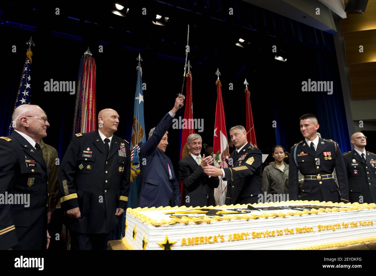 Left to Right: Colonel Arthur Wittich, General Ray Odierno, Secretary ...