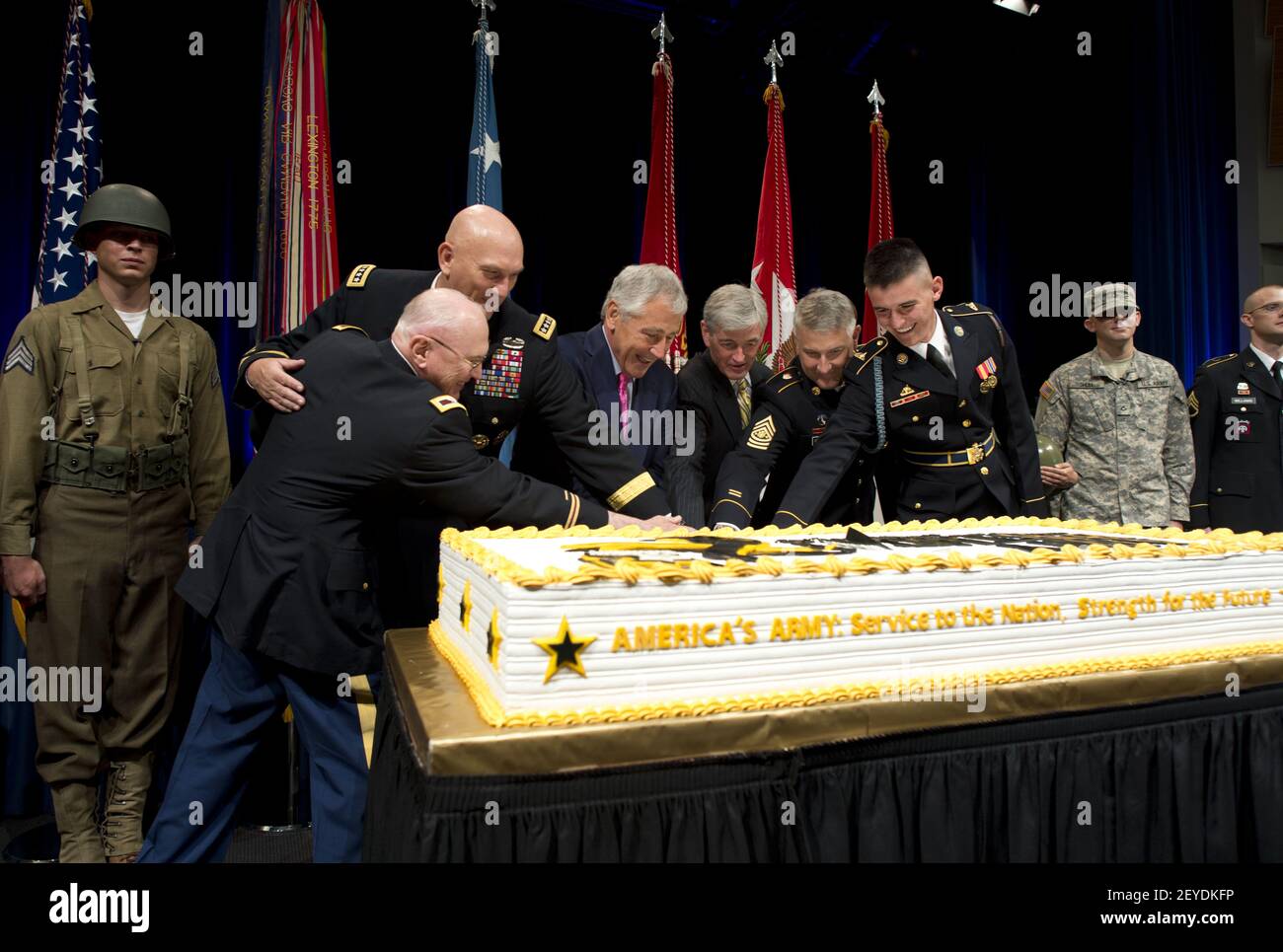 Left to Right: Colonel Arthur Wittich, General Ray Odierno, Secretary ...