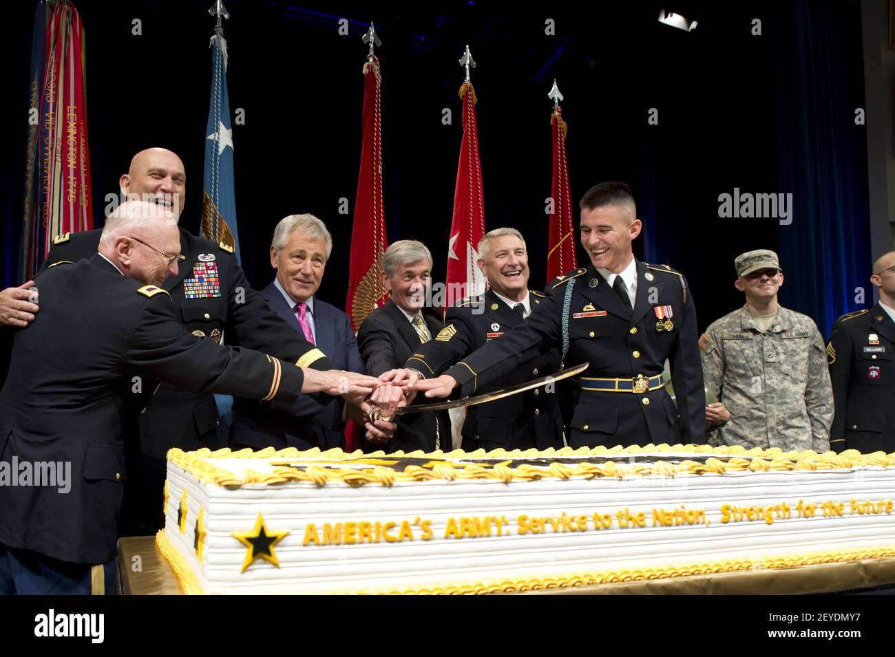 From left, U.S. Army Col. Arthur Wittich; Chief of Staff of the Army ...