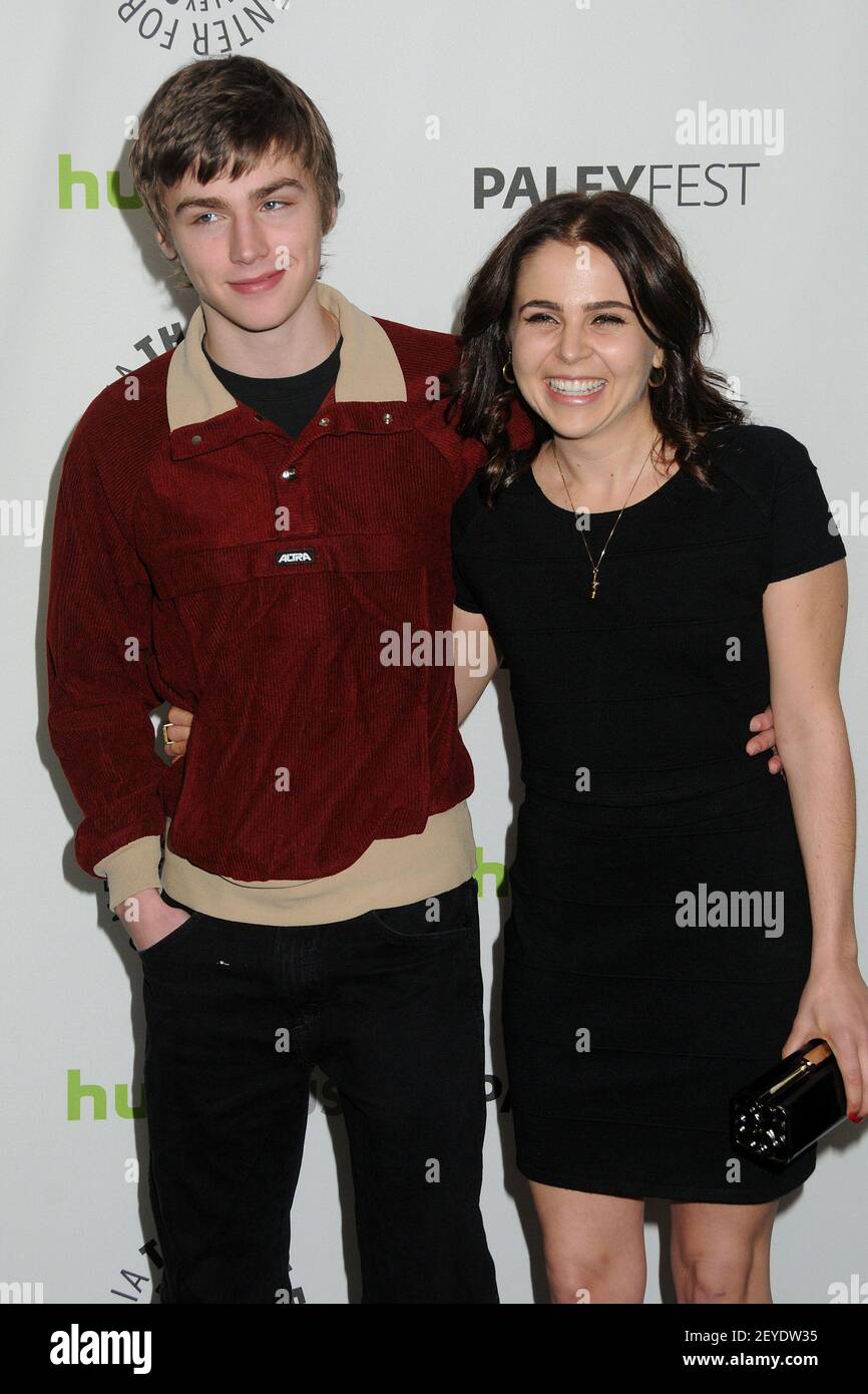 7 March 2013 - Beverly Hills, California - Miles Heizer, Mae Whitman ...