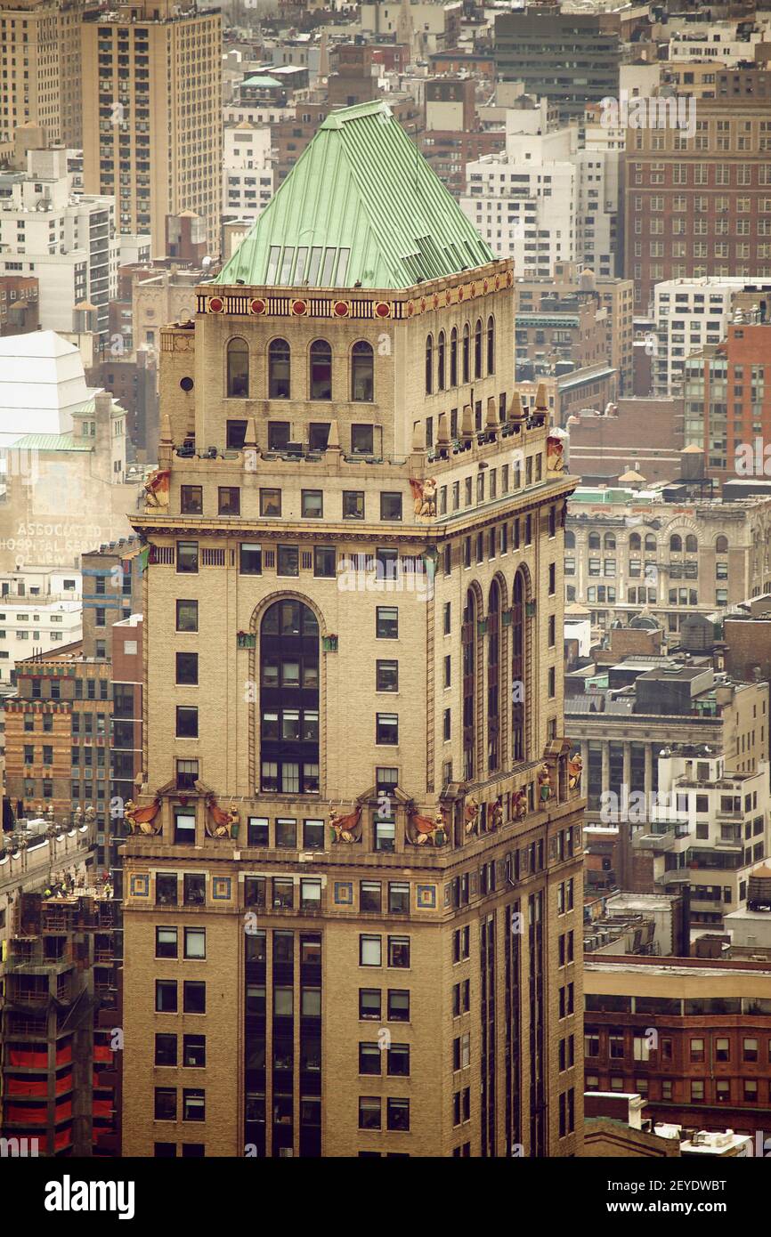 South View from Top of the Rockefeller building 03/07/13 Stock Photo ...