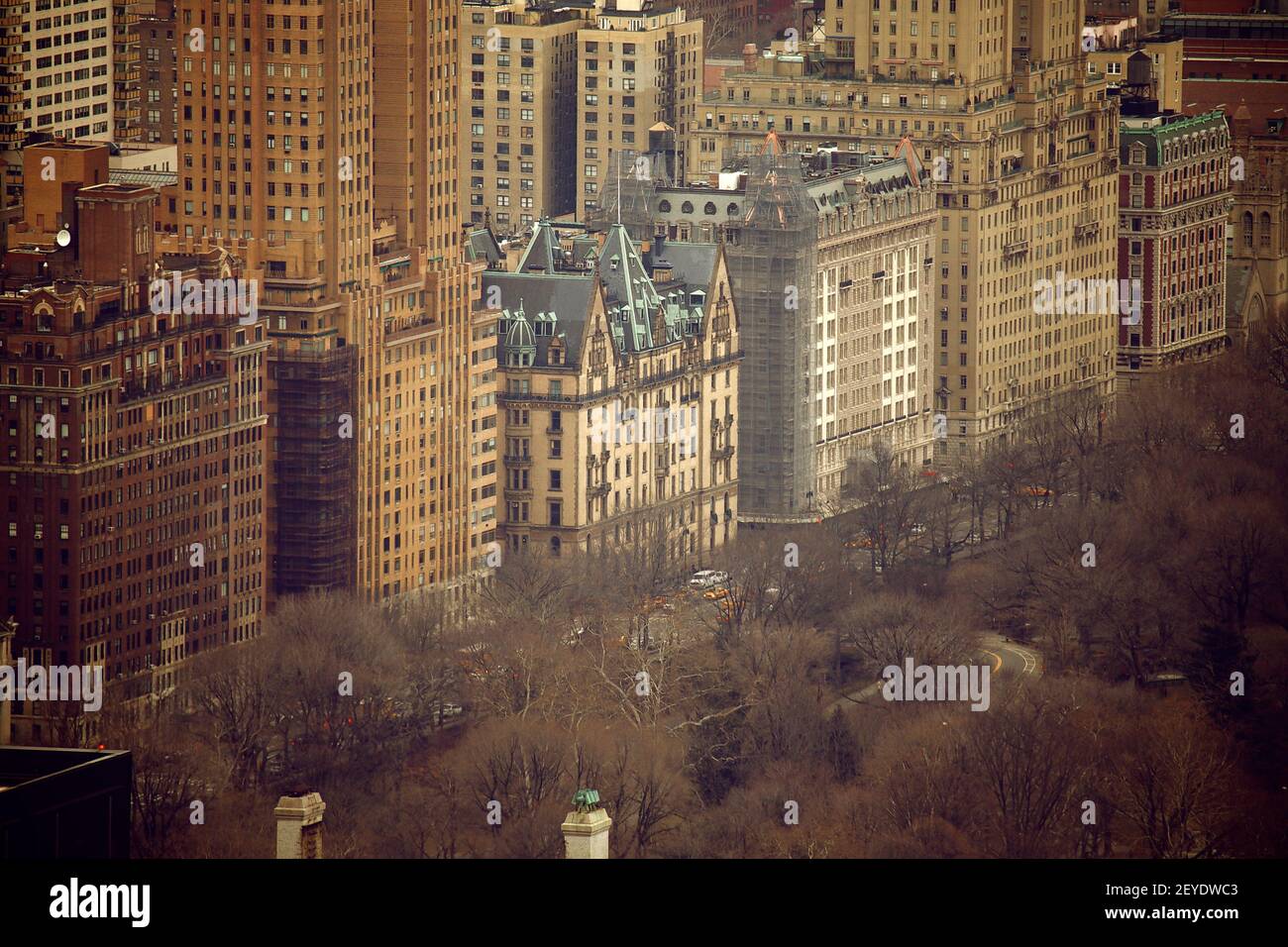 NW View from Top of the Rockefeller building, Dakota Building 03/07/13 ...