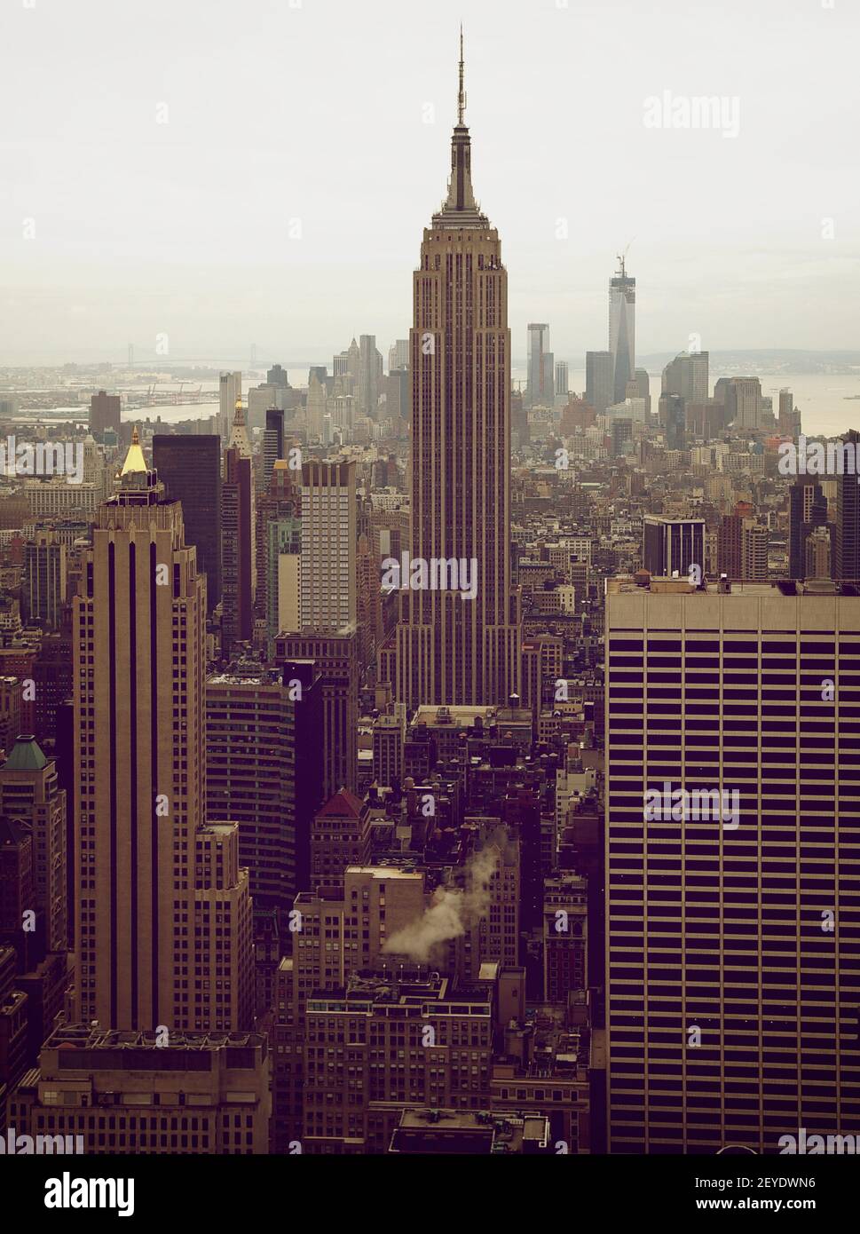 South View from Top of the Rockefeller building 03/07/13 Stock Photo ...