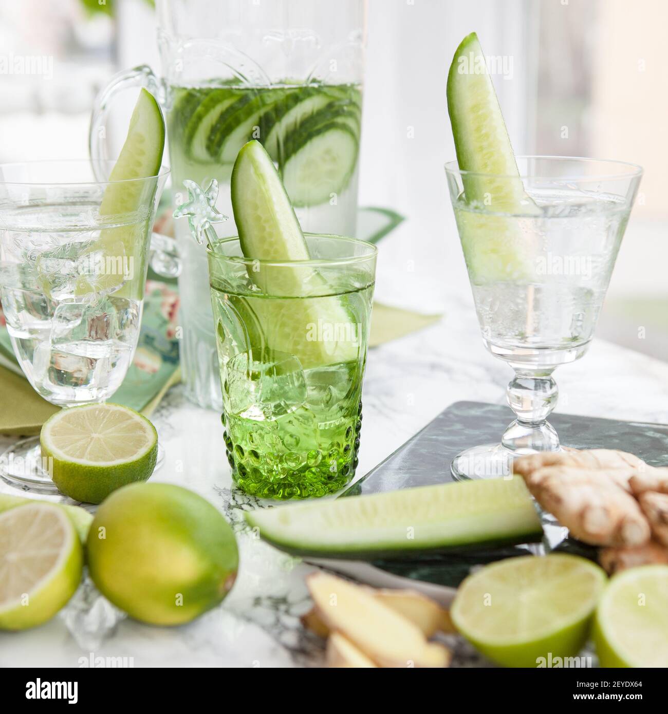 Cucumber water hi-res stock photography and images - Alamy