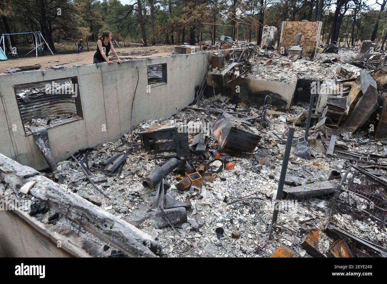 Renee Seay looks into the basement of her father's house and what was ...
