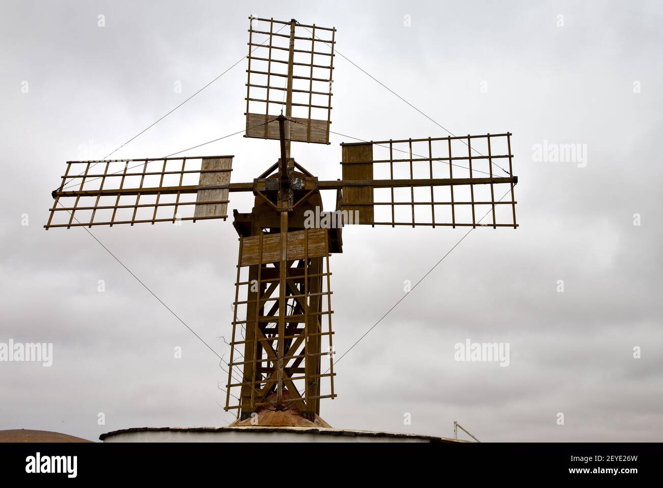 Hole windmills isle Stock Photo - Alamy