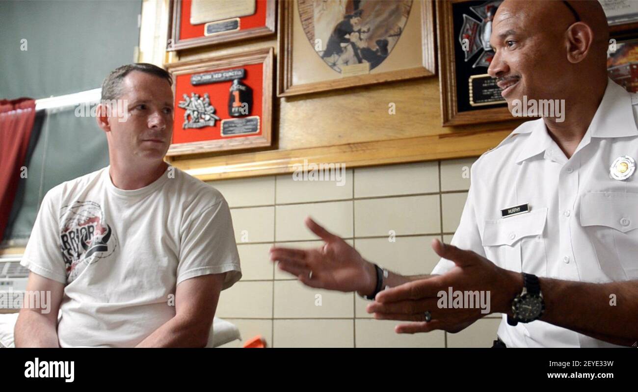 Fire Captain John O'Neill, left, and Special Operations Chief Craig ...